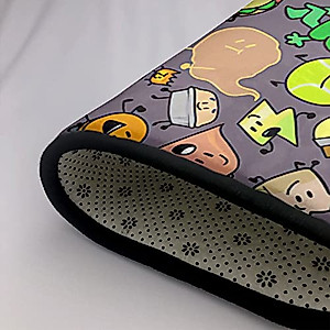 Bfdi Battle for Dream Anime Rug Soft Flannel Carpet 3D Non-Slip Area Rug Art Floor Mat Doormats Decorative Rugs for Bedroom Living Room 36"X24"