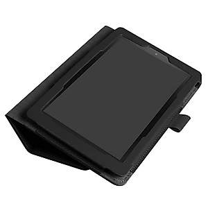 for Amazon Kindle All New Fire 7 SR043KL 7th/9th Generation Smart Cover,Ultra Slim Folio Stand Leather Case Cover for Kindle Fire HD7 7" (2017/2019 Release) (Li-Black)
