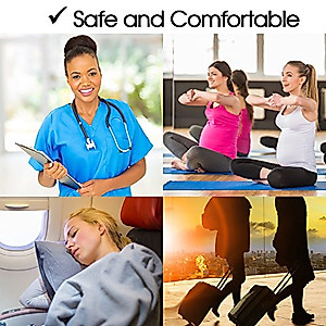 SocksLane Cotton Compression Socks for Women & Men. 15-20 mmHg Support Knee-High Navy Blue X/L