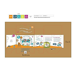 B. toys- Ball Pit – 42 Colorful Balls – Foldable & Portable – Ball Pit Set for Toddlers, Kids – Mini Playspace – 1 Year +