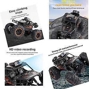 RC Car Remote Control Car with 720P HD FPV Camera, 1/18 Scale Off-Road Remote Control Truck Gravity Sensor Rc Truck, High Speed Monster Trucks for Kids Adults Gift for Boys and Girls