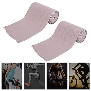 12 PCS Elastic Bandage Wrap,Bandage Compression Elastic Wound Dressing Comfortable for Sports Injury Emergency Aid Tool(7.5cm x 4.5m)