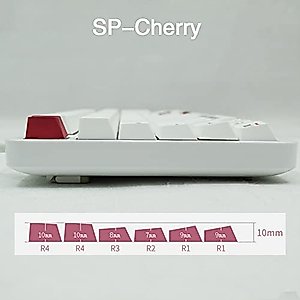 IOAOI Aircraft Keycaps, PBT Keycaps 128 Key Custom Keycap Set with Key Fetcher and Gift Box Keycaps for Cherry MX Switches /GK61/ GK64/ RK61/ Anne/ GH60 / ALT61 - Only Keycaps