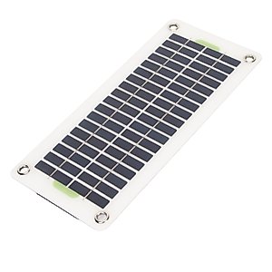 30W 12V Solar Battery Charger, Portable Solar Panel Car Battery Charger, Waterproof High Efficiency Solar Panel Kit, USB Type C Interface, for Outdoor Camping