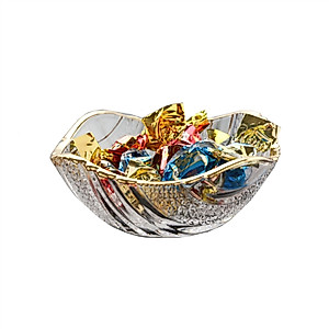 TRESORS Appetizer Plates Snack Bowls Glass Bowl Kitchen Small Bowl Salad Dessert Ice Cream Dip Snack Snack Side Dish Condiment Sauce Bowl Salad Plates Dinner Plates