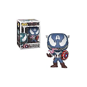 Funko POP!: Marvel: Marvel Venom: Venom Captain America - Collectible Vinyl Figure - Gift Idea - Official Merchandise - for Kids & Adults - Comic Books Fans - Model Figure for Collectors