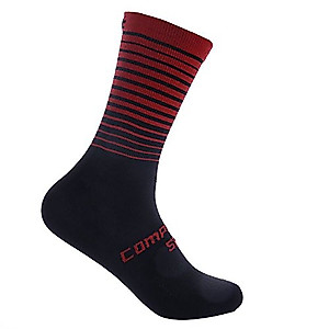 Compressprint Cycling Socks 3 to 4 Pairs Sports Socks Compression Running Socks Gym Performance (Assort 5,4Pairs)