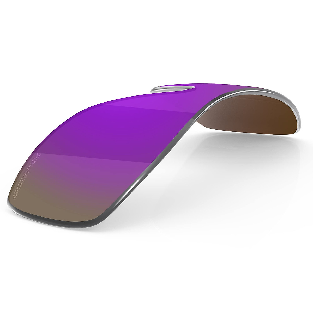 Tintart Performance Replacement Lenses Compatible with Oakley Batwolf OO9101 Polarized Etched-Plum Purple
