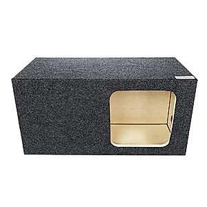 Bbox Single Vented 12 Inch Subwoofer Enclosure Engineered for Kicker Solo-Baric Model L5 & L7 Subwoofers - Car Subwoofer Boxes & Enclosures & Subwoofer Box Improves Audio Quality, Sound & Bass