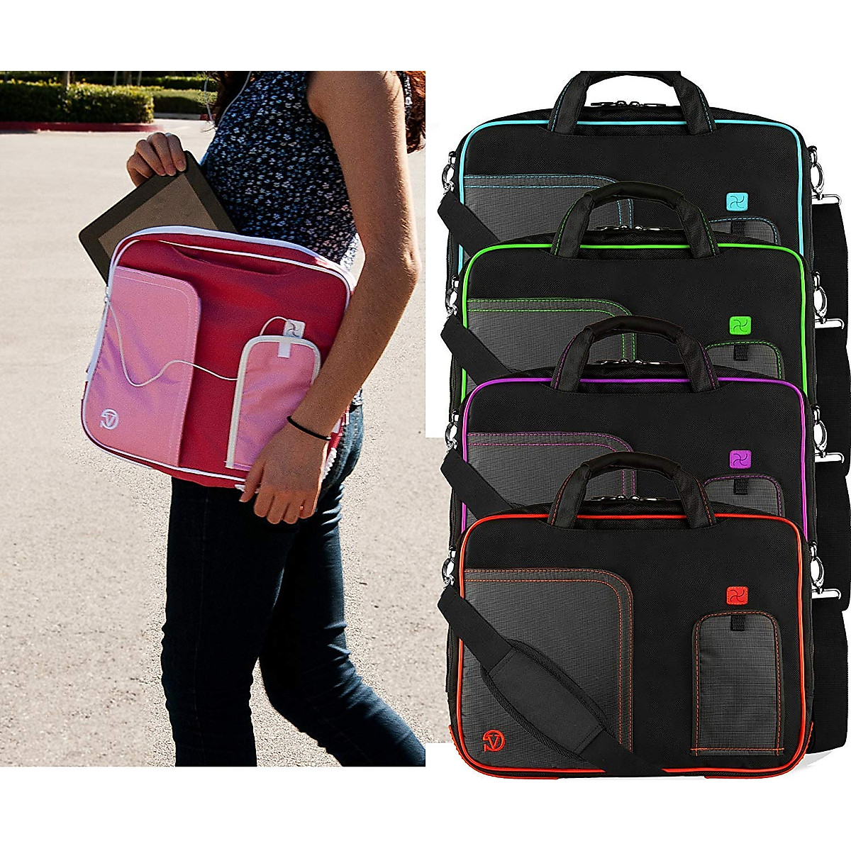 15 inch Messenger Bag for Women for HP Zbook, ProBook, Spectre x360, Pavilion, OMEN, Essential