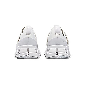 On Women's Cloudswift 3 Sneakers, White/Frost, 8.5 Medium US