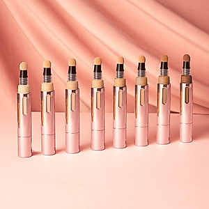 Mally Beauty - The Plush Pen Brightening Concealer Stick - Light - Hydrating Turmeric, Vitamin E, and Hyaluronic Acid Infused Formula - Medium Buildable Coverage with a Natural, Smooth Finish