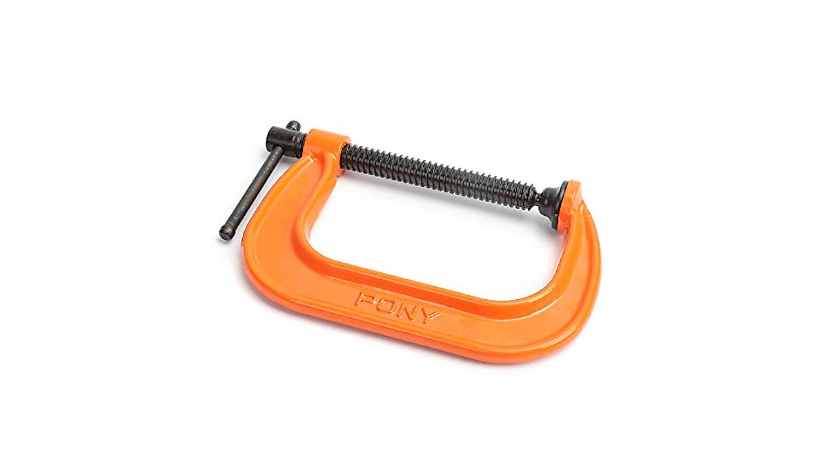 Pony 4-Inch Adjustable C-Clamp - Durable & Easy to Use