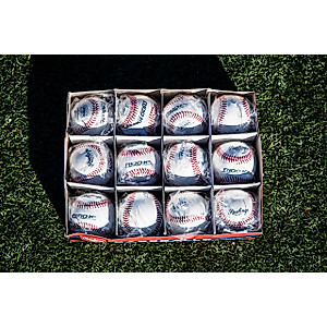 Rawlings | NFHS NOCSAE High School Game Baseballs | R100-H2 | Game/Practice Use | 12 Count