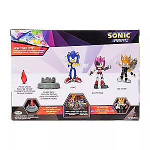 Sonic Prime 2.5" Figure Multipack with Sonic, Tails Nine & The Prism Shard with display base!