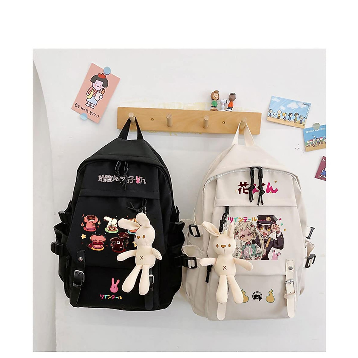 COSABZ Anime Toilet bound Jibaku Shounen Hanako kun Backpack Schoolbag Cosplay Mochila Kawaii Backpack With Pendant Girls (15)