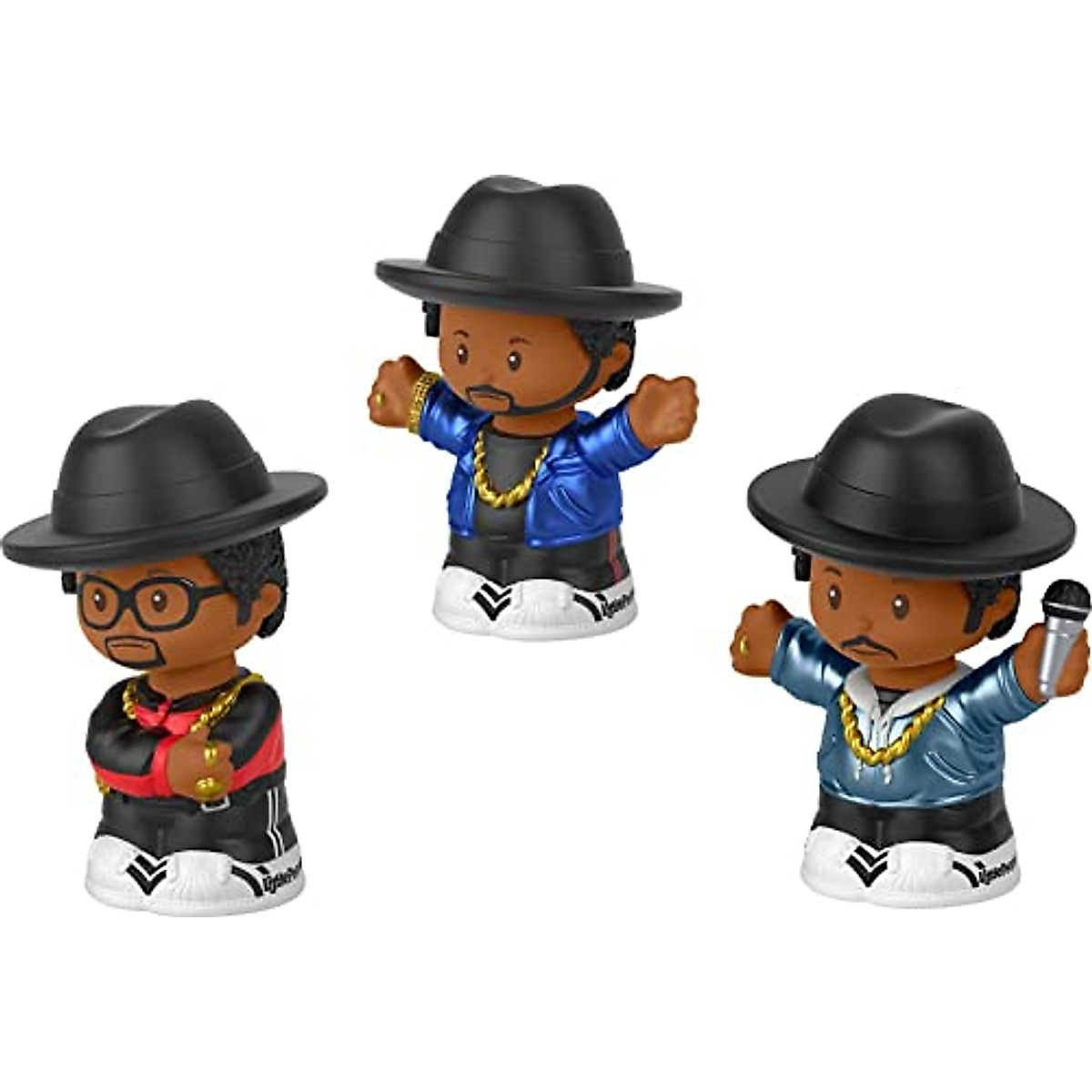 Fisher-Price Little People Collector Run DMC Special Edition Figure Set with 3 Figurines in a Gift Package for Hip Hop Fans [Amazon Exclusive]