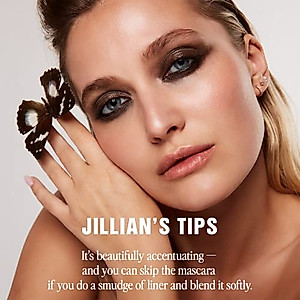 Jillian Dempsey Khôl Eyeliner | Waterproof Eyeliner Pencil with Built-in Smudger | Long-Lasting Intense Color I Vegan | Rich Brown