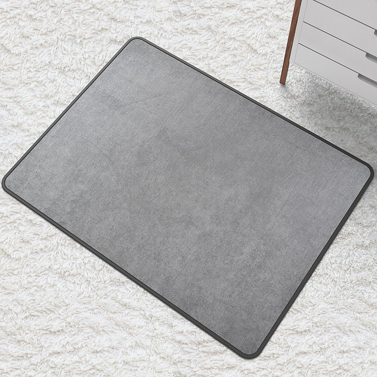 Heavy Duty Office Chair Mat for Carpet and Hardwood Floor Bohemian Desk Chair Mat Rug 36'' x 48'' Jacquard Woven Surface Floor mats for Office Home