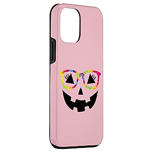 iPhone 12 mini Jack O Lantern Face Pumpkin Halloween Tie Dye Glasses Girls Case