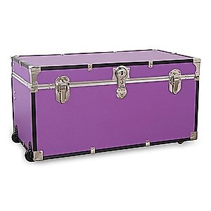BBB Mercury Luggage/Seward 31-Inch Oversized Storage Trunk in Purple