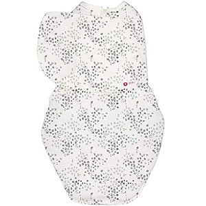 embé 2-Way Starter Baby Swaddle, 6-14 lbs, Newborn Swaddle Sack 0-3 Months, Zip & Velcro Swaddle 0-3 Months Baby Swaddles Wrap, Hip Healthy, Infant Swaddle - Disperse