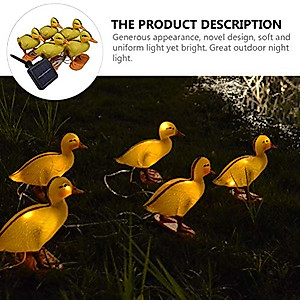 OSALADI Solar Led Stake Lights Duck Garden Lights LED Landscape Lighting for Outdoor Patio Lawn Yard Decorations