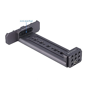 NICEYRIG Aluminum Tripod Mount for iPad Pro 12.9'' 11''/Air 10.9'' 10.5''/Mini 8.3'' 7.9'' Video Recording Vlog Vlogging Lives, Professional Tablet Holder with QR Plate for Arca-Swiss - 502