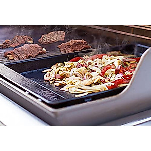 Cast Iron Grill Griddle Replacement for Weber Griddle Insert, Compatible with Weber spirit & spirit II 2 & 3 burner