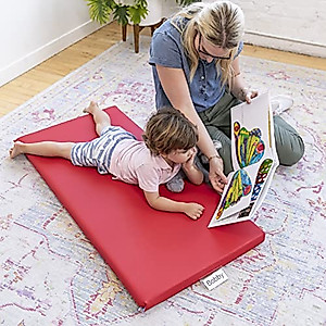 ECR4Kids SoftZone Rainbow Rest Mat, 2in, Classroom Furniture, Assorted, 5-Piece