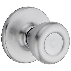 Kwikset 92001-514 Tylo Hall & Closet Knob in Satin Chrome