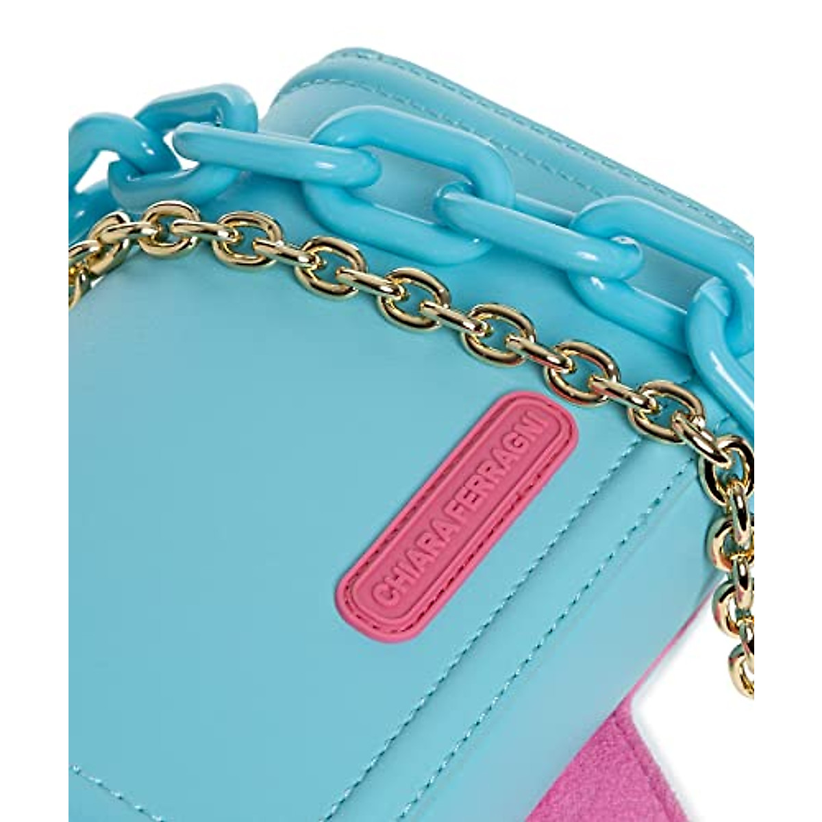 CHIARA FERRAGNI women Eyelike crossbody bags tanager turquoise
