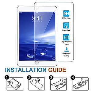 Sincase 2 PACK Screen Protector for iPad Air 3 (2019) 10.5 inch, iPad Pro 10.5 (2017) - Bubble-Free Tempered Glass Screen Film for iPad Air 3 / iPad Pro 10.5, Compatible with Apple Pencil