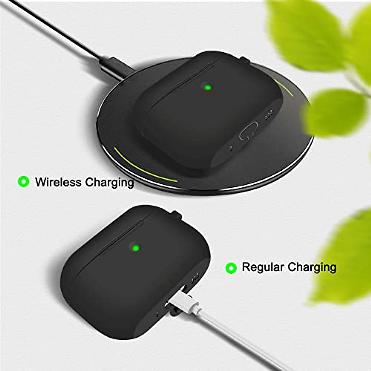 Linsaner AirPods Pro 2/1 case with Liquid Lanyard,Soft Silicone Protective Cover with Keychain,Full Protective Silicone Skin Accessories for Women Men Girl with Apple AirPods Pro 2/1 Case