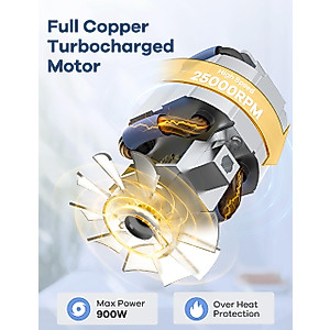 Ganiza Smoothie Blender, Blender for Shakes and Smoothies, 15-Piece Personal Blender and Grinder Combo for Kitchen, Smoothies Maker with 4 BPA-Free Portable Blender Cup, Nutritious Recipe, MAX 900W