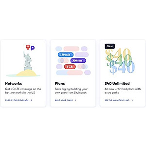 Prepaid SIM Card (US Mobile) - Custom Plans from $4/mo. Unlimited Plans from $10/mo.