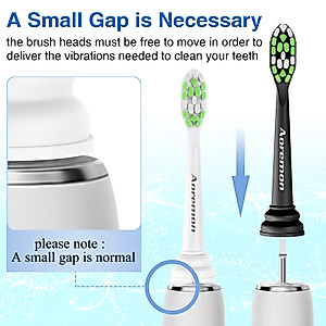 Aoremon Replacement Toothbrush Heads Compatible with Sonicare DiamondClean W C2 G2 W2 C1 C3 4100 5100 6100, 12 PCS Replacement Heads for Philips Sonicare Electric Toothbrush