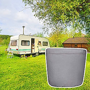 RV Propane Tank Cover,Camper Propane Tank Cover,Heavy Duty Waterproof Anti UV Polyester Double 40 LB Propane Tank Cover for Camper RV Trailer,RV Trailer Camper Covers Lp Tank Cover,Weather Resistant