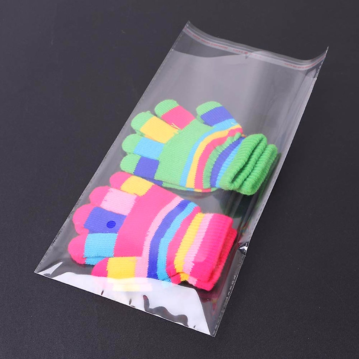 200ct Clear Plastic Bags Clear Resealable Cellophane Bags 3.5"x5"-1.4 mils Thick Self Sealing OPP Cello Bags for Bakery Cookies Bags Candle, Jewelry, Soap, Prints, Photos, Cards, Decorative Wrappers