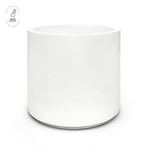 PLANT PARENT Mid Century Plant Stand with Pot Included ‚Äì White 10 Inch Modern Planter with Stand with Drainage ‚Äì Plant Pot with Stand for Monstera Pot Snake Plant Pot ‚Äì Floor Indoor Planter with Stand