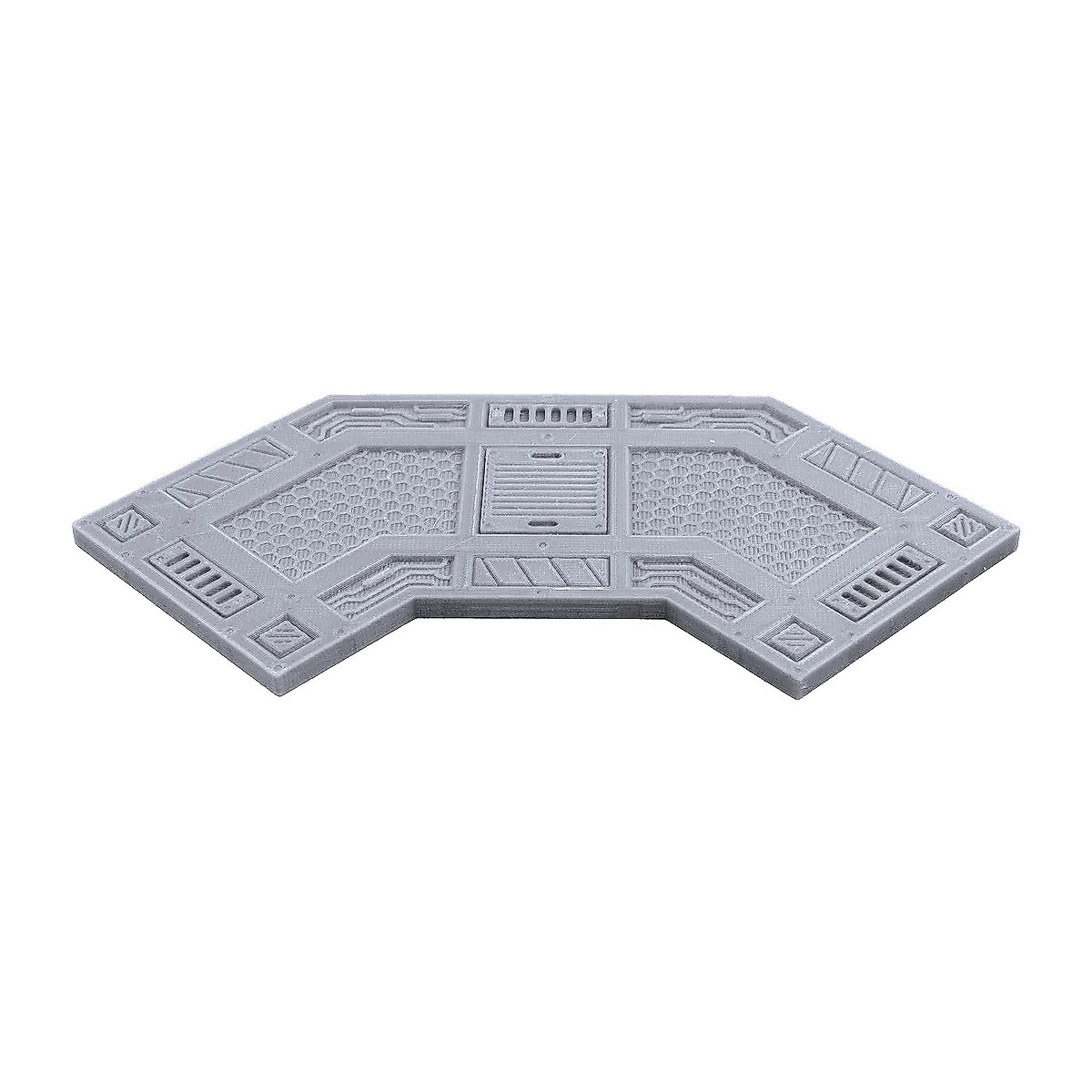 EnderToys Mid-Level Industrial Skirmish Field, Terrain Scenery for Necromunda, Kill Team, Compatible with Sector Mechanicus, 3D Printed and Paintable