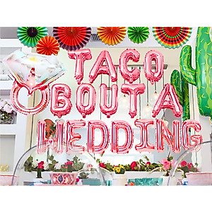 JeVenis Taco bout a Wedding Banner Decoration Taco bout Love Wedding Shower Decoration Taco bout a Wedding Backdrop Mexican Wedding Bridal Shower Decoration