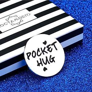 Inspirational Recovery Gifts Christmas Stocking Stuffers for Women Men Sobriety Sympathy Pocket Hug Keepsake Encouragement Cancer Survivor Gifts Awareness Gifts Addiction AA Warrior Recovery Token