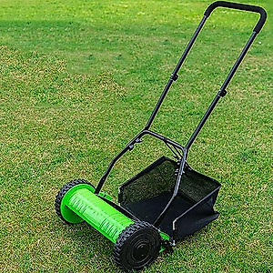 Coldwind 12 inch Lawn Mower for Home use, Small unpowered Hand Pushed Villas, Flowers, Gardening, Mowing, and Weeding,h Style