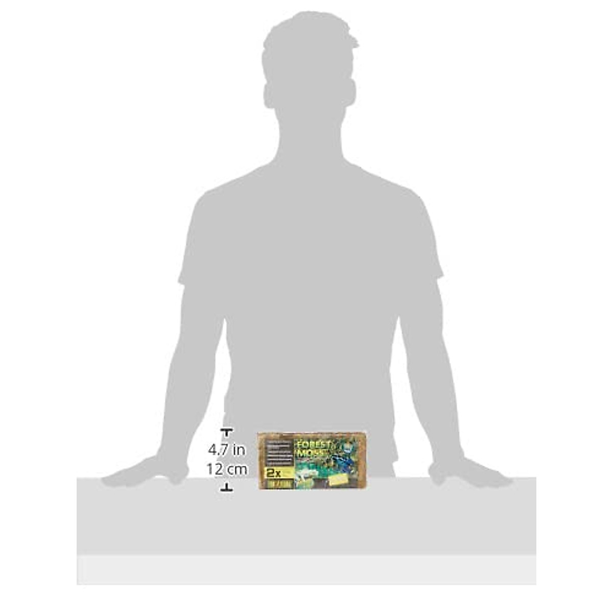 Exo Terra Forest Plume Moss, 7 Quarts, 2-Pack