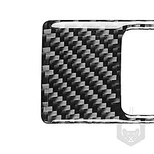 RRX Car Driver Side Dash Board Switch i Stop Button Panel Cover Sticker Decoration Carbon Fiber Interior Accessories for Mazda MX 5 Miata ND Roadster 2016 2021 CX 4 CX 5 for Mazda 3 Atenza Axela (CF)