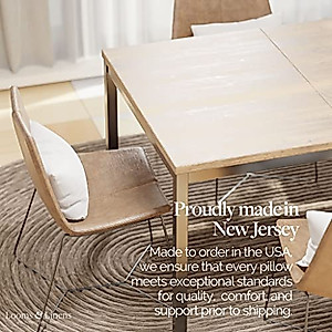 Looms & Linens Lumbar Boudoir Pillow Inserts Sham Pillow Stuffing Soft Poly Filling for Back Support and Home Decorative Throw Pillow Covers - 14x18 Pack of 1