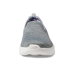 Skechers Women's GO Walk Flex-Clever View Sneaker, Gray, 5