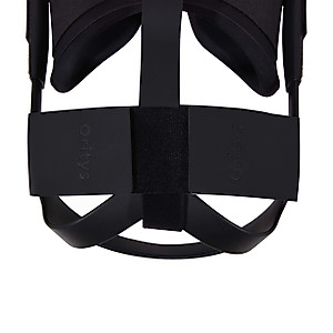 Oritys Adjustable Head Strap for Quest VR Gaming Headset, Quest Accessories, Reduce Head Pressure with Comfortable Leather. (Black)