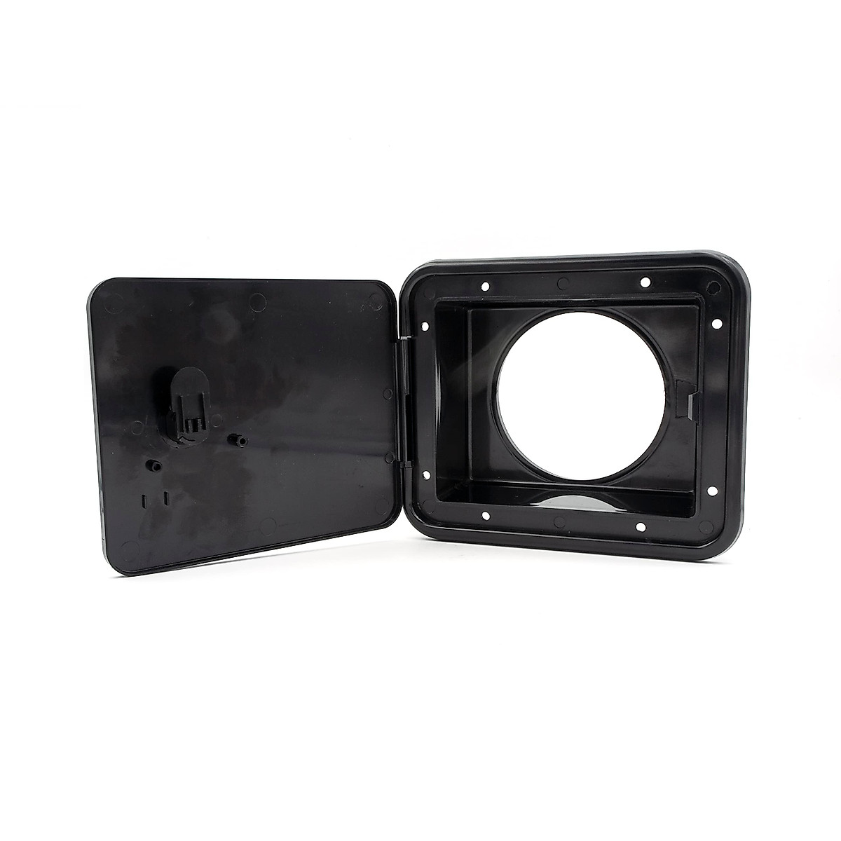 THETFORD RV Camper Storage Up to 4 Inch PVC or Flex Sewer Hose Hatch Black PN 94303